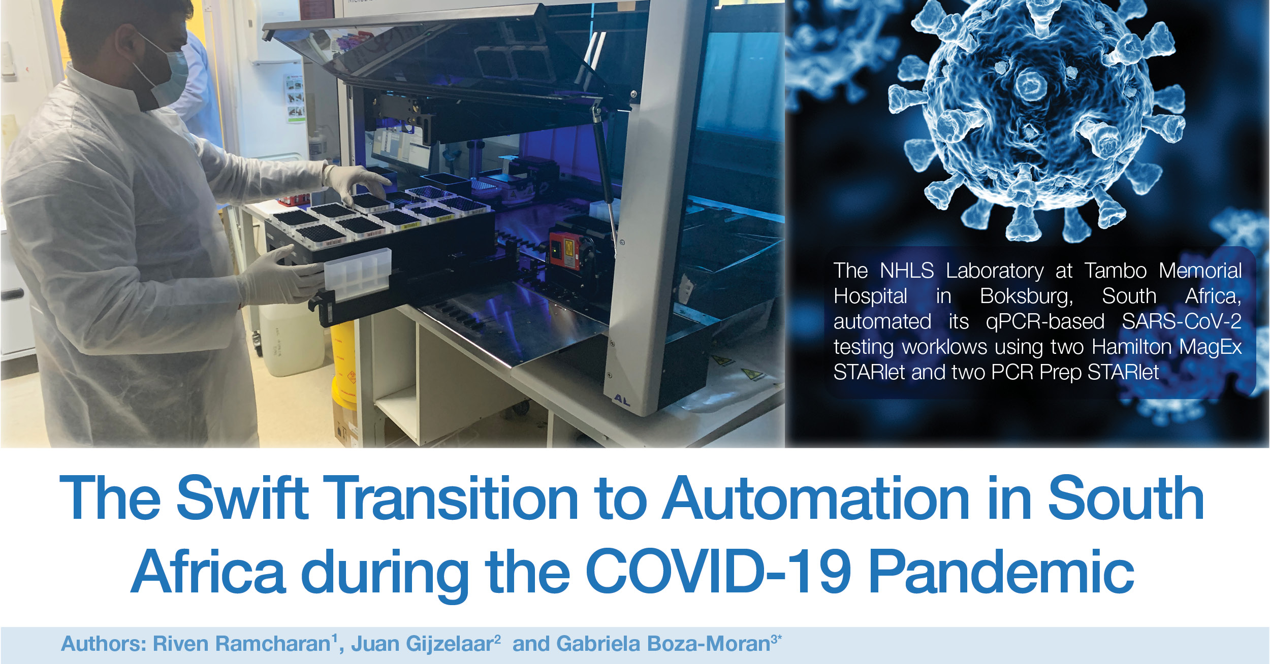 Hamilton Robotics | NHLS South Africa Case Study